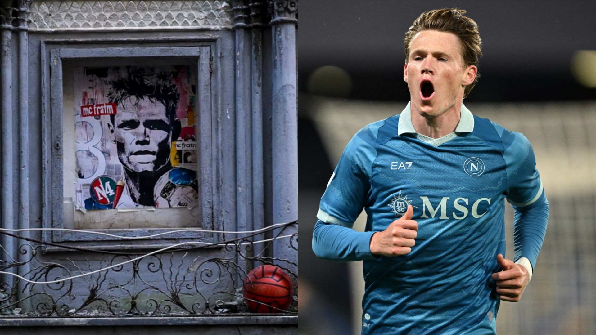Scott McTominay mania! Napoli fans dedicate stunning shrine to Scotland star as former Man Utd ...